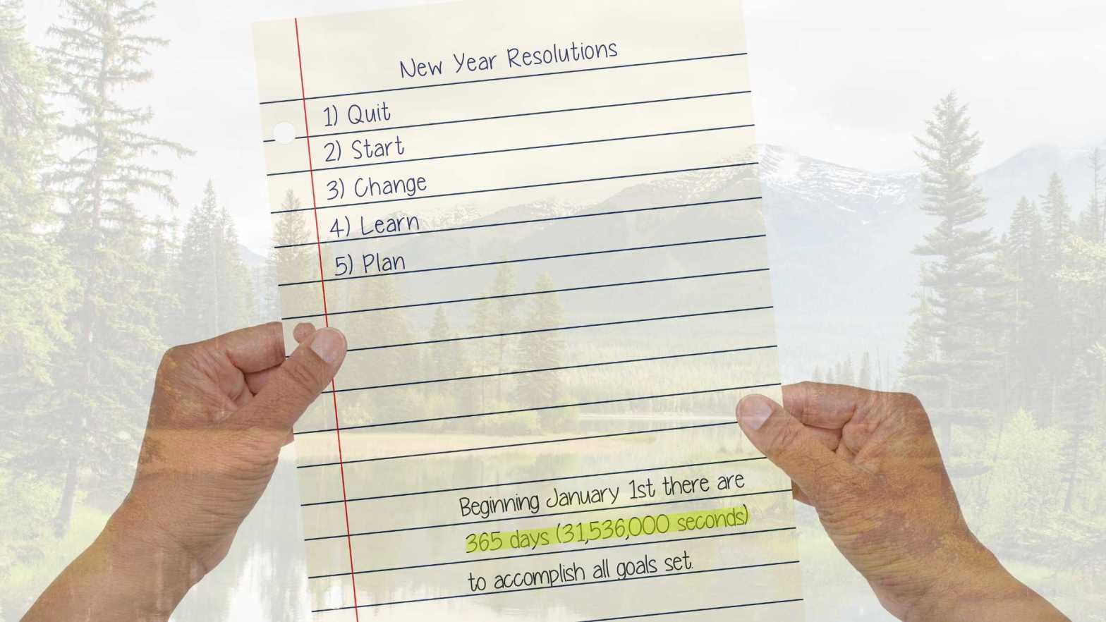 New Year Study Plan and Resolution for a Student: Real-Life Example
